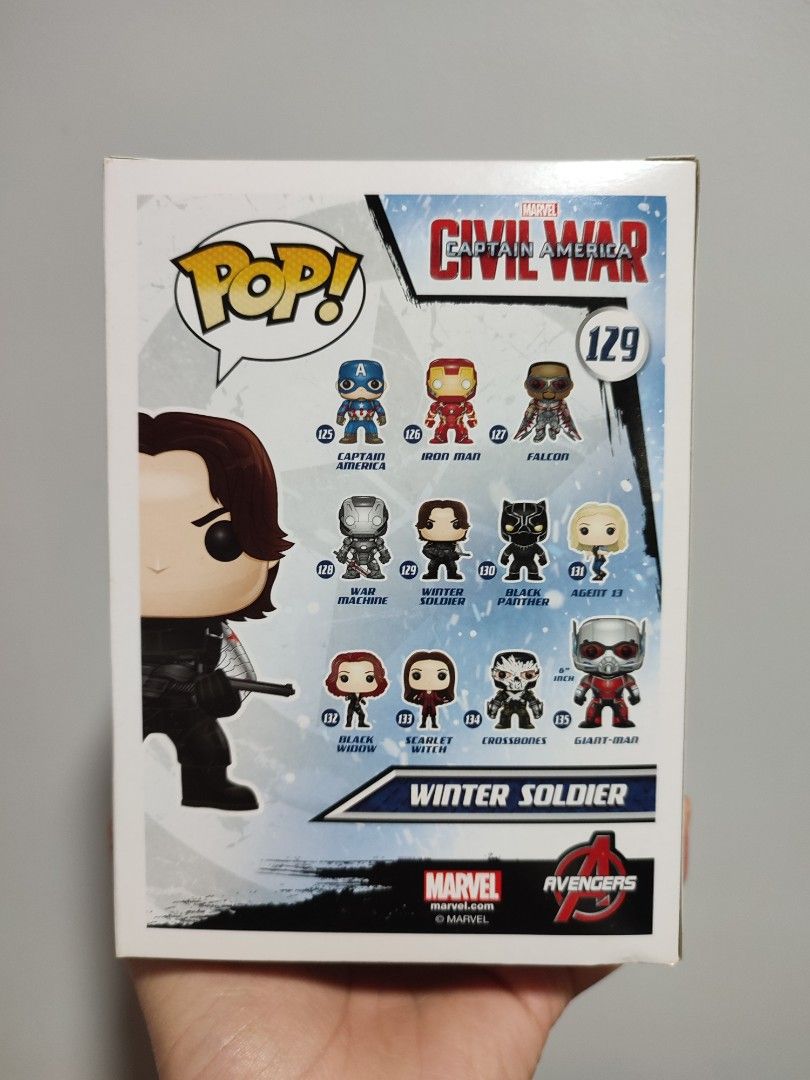 WINTER SOLDIER CIVIL WAR FUNKO POP, Hobbies & Toys, Toys & Games on ...
