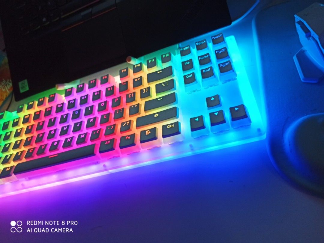 Womier / Gamakey K87 mechanical keyboard (lubed) + pudding keycaps, Computers & Tech, Parts ...