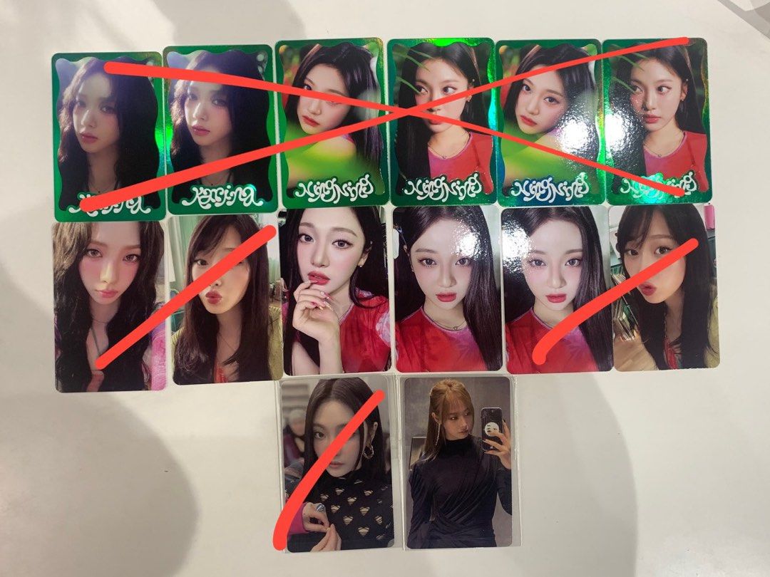 wts aespa better things trading cards & aespa drama weverse pobs ...
