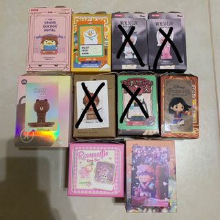 Popmart SkullPanda/Dimoo/Crybaby/Labubu/Duckoo/Pucky/Duckyo/Disney ...