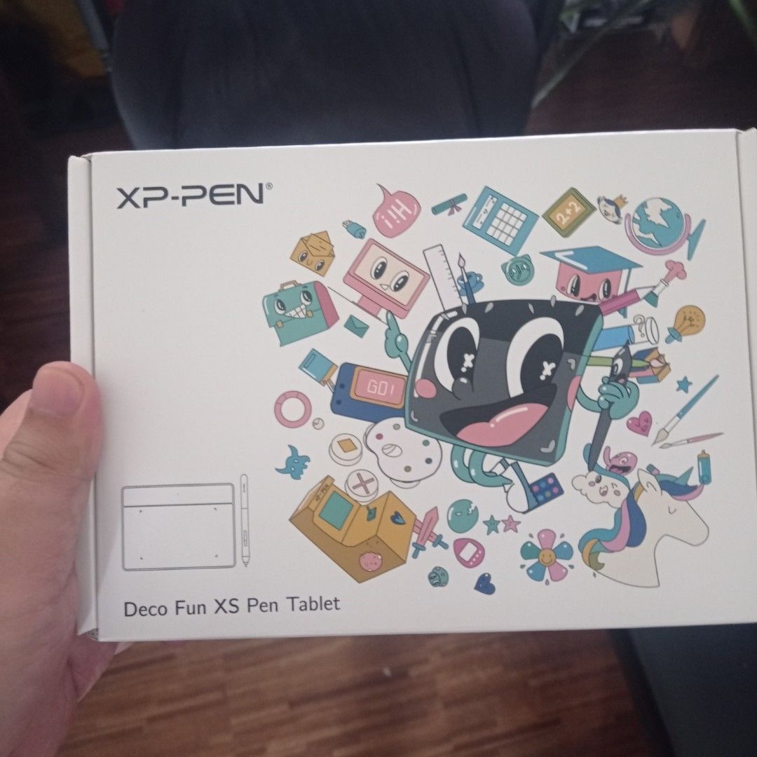XP pen Deco fun Xs drawing tablet graphic tablet, Computers & Tech ...