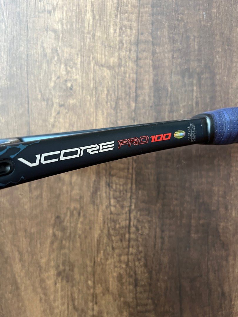Yonex Vcore Pro 100 Tennis Racket, Sports Equipment, Sports & Games ...