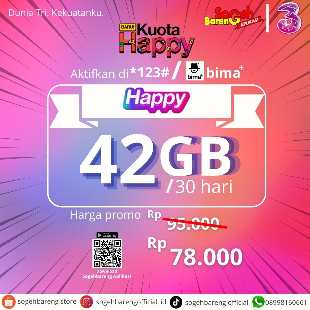 0851-7536-9980 Beli Tri 42gb Selong, Serba Serbi, Others di Carousell