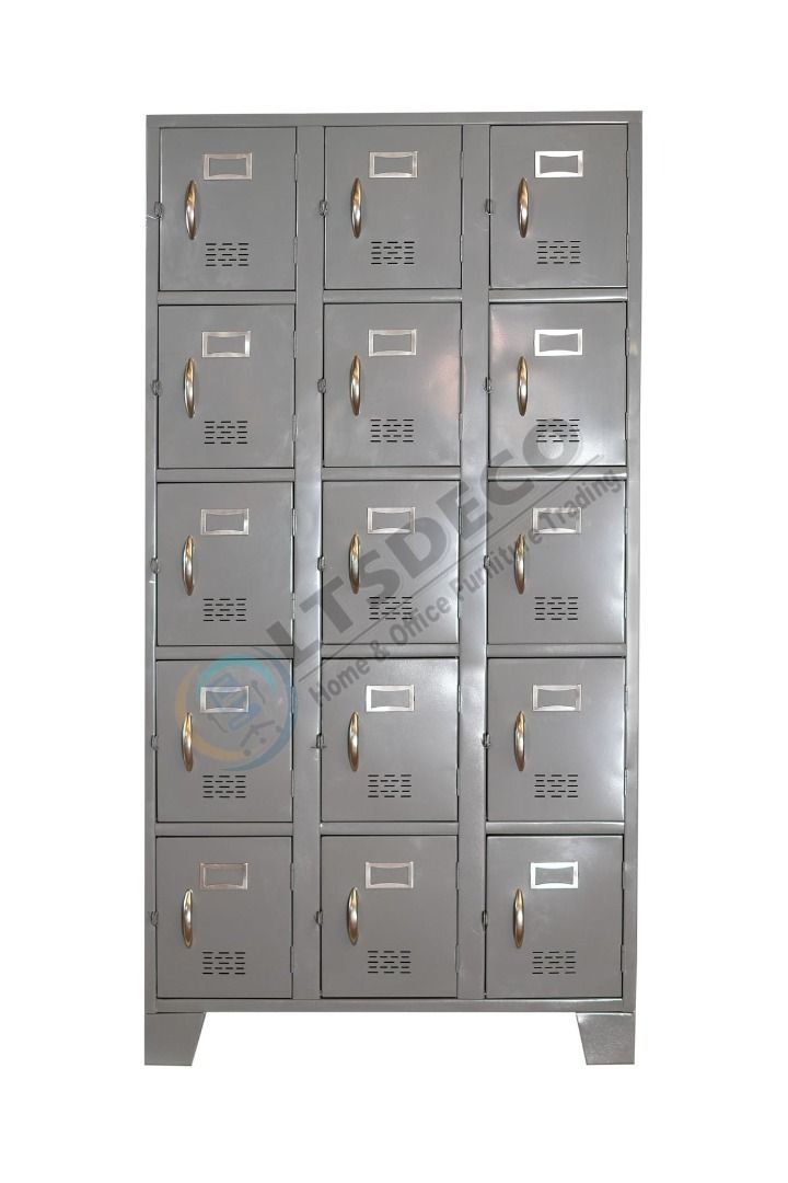 15 DOORS STEEL LOCKER l OFFICE FURNITURE & PARTITIONS, Furniture & Home ...