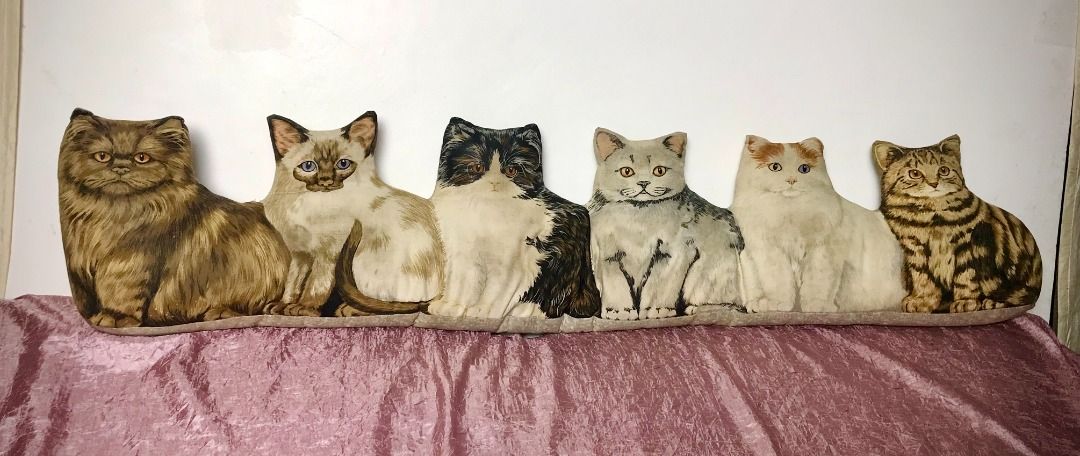 1960s Artisan Decor 3D Cat Clowder LONG Portable Life-Size Art ...