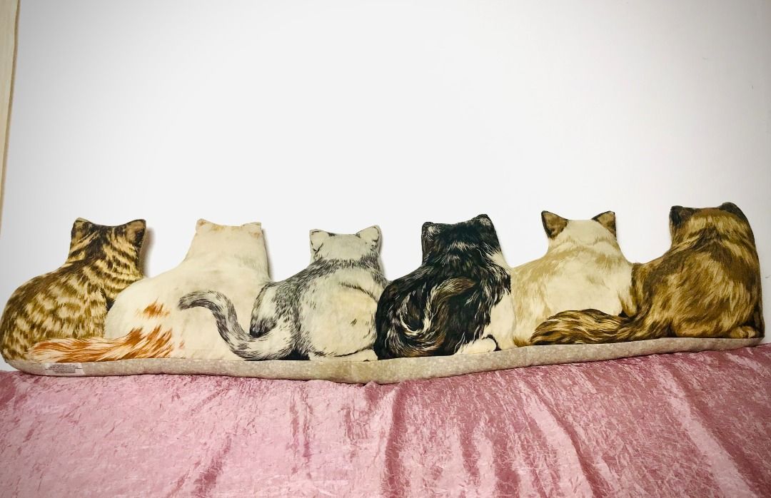 1960s Artisan Decor 3D Cat Clowder LONG Portable Life-Size Art ...