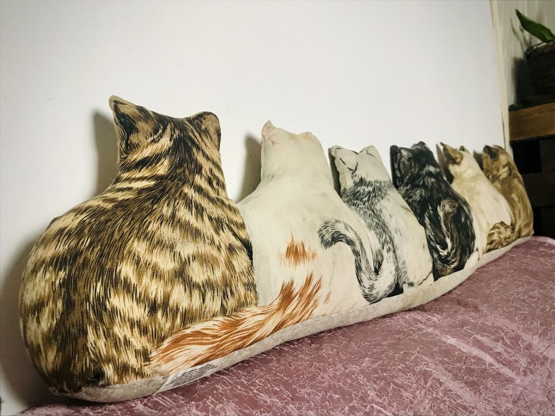 1960s Artisan Decor 3D Cat Clowder LONG Portable Life-Size Art ...