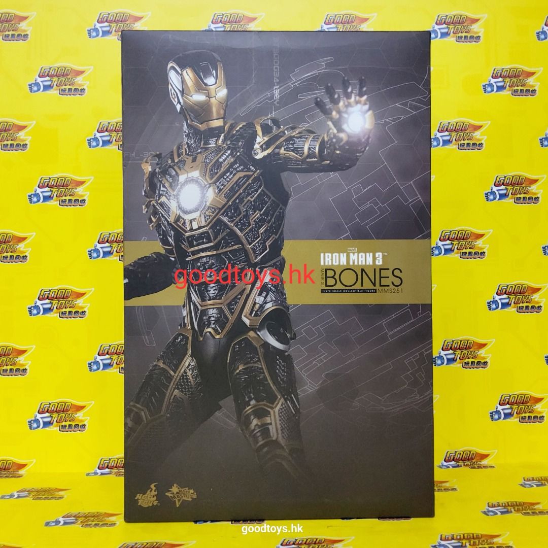 中古已開封 HOTTOYS MMS251 1/6 12吋 鐵甲奇俠 鬼骨 IRON MAN 3 IRONMAN MARK XLI 41 ...