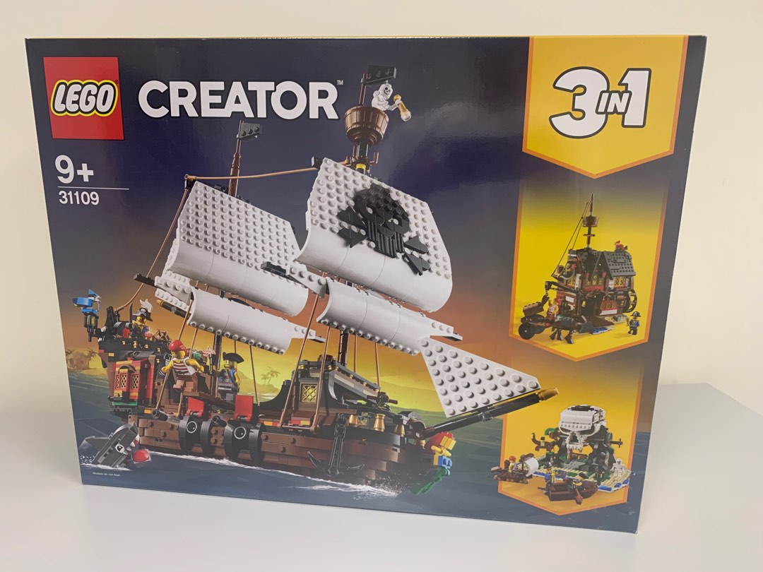 [全新] Lego 31109 creator 3 in 1 海盜船, 興趣及遊戲, 玩具 & 遊戲類 - Carousell