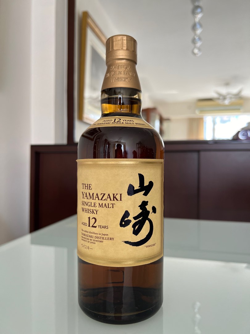 [全新未開封] SUNTORY 三得利 山崎 12年 單一麥芽威士忌 700ml 43% 日本 YAMAZAKI Single Malt Japanese Whisky, 嘢食 & 嘢飲 ...
