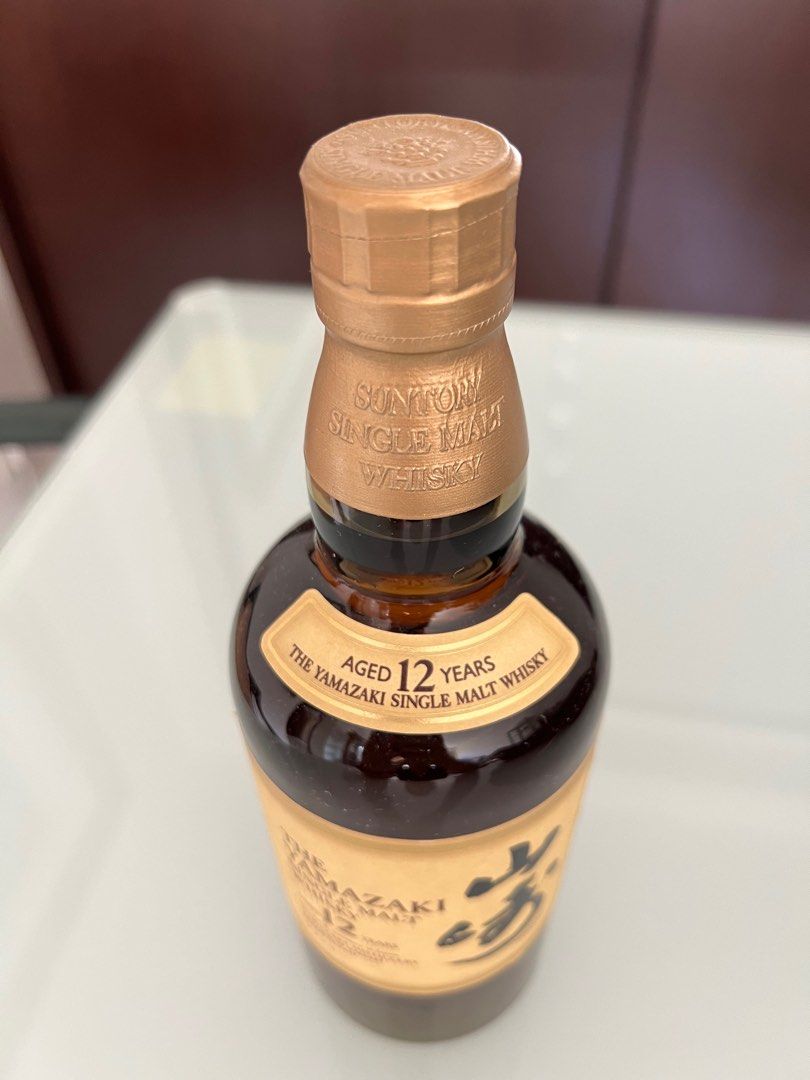 [全新未開封] SUNTORY 三得利 山崎 12年 單一麥芽威士忌 700ml 43% 日本 YAMAZAKI Single Malt Japanese Whisky, 嘢食 & 嘢飲 ...