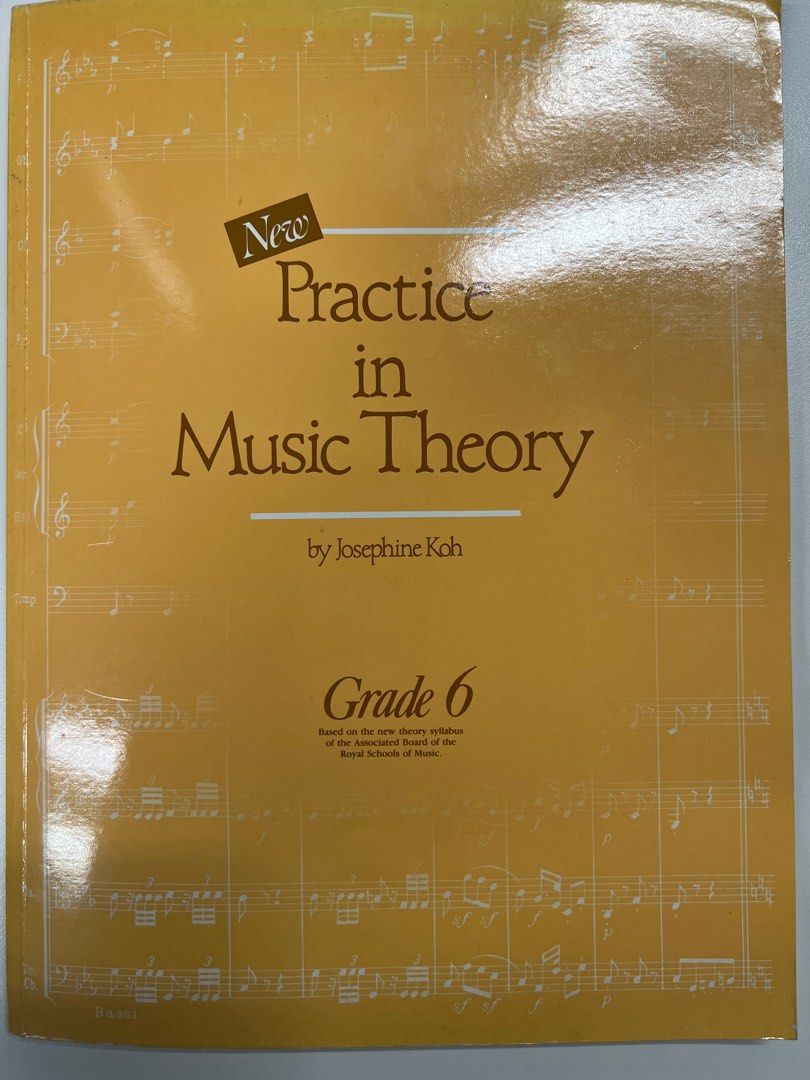 ABRSM MUSIC THEORY GRADE 6, Hobbies & Toys, Music & Media, Music Scores ...