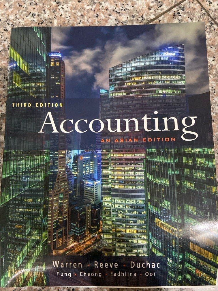 Accounting Text book 3e, Hobbies & Toys, Books & Magazines, Textbooks ...