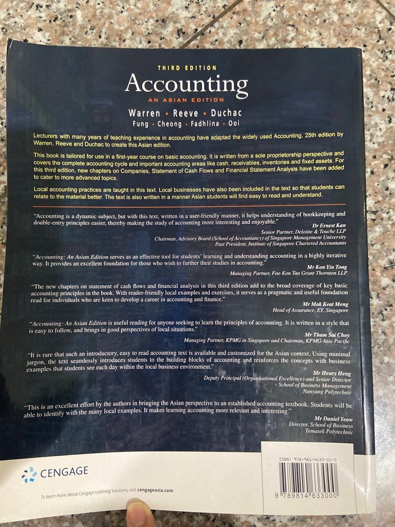Accounting Text book 3e, Hobbies & Toys, Books & Magazines, Textbooks ...