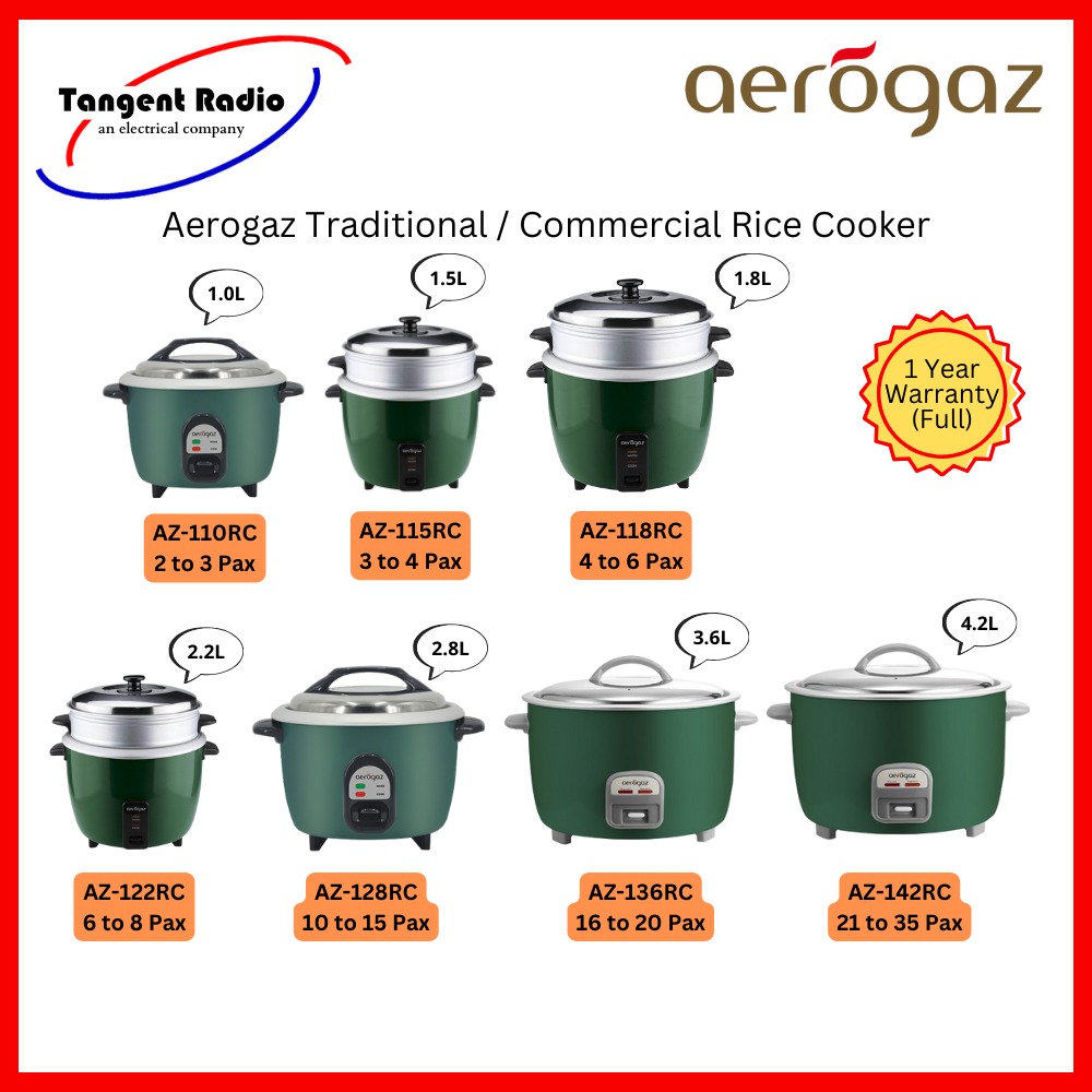 Aerogaz Traditional / Commercial Rice Cooker, TV & Home Appliances ...