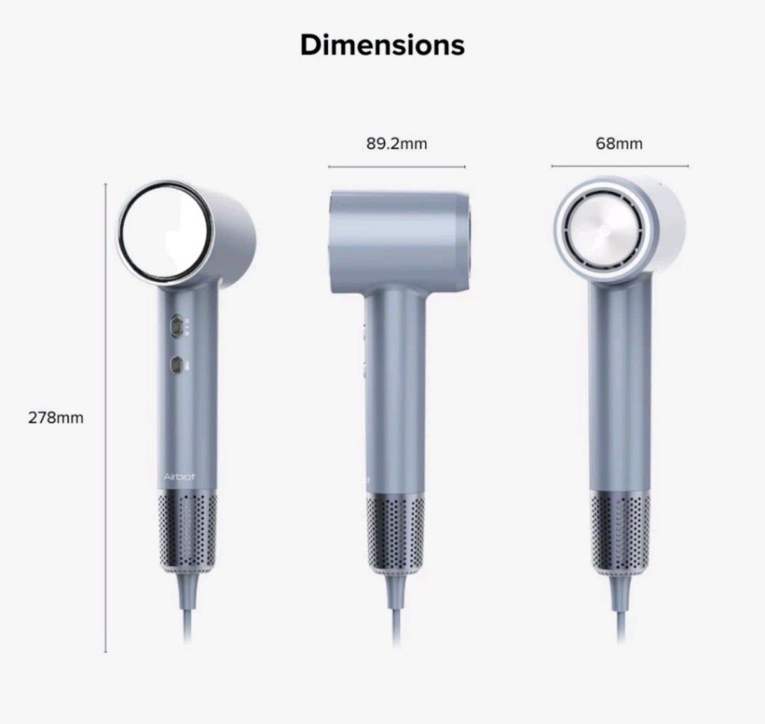 Airbot Aria Lite Aria Pro, hair dryer, Beauty & Personal Care, Hair on ...