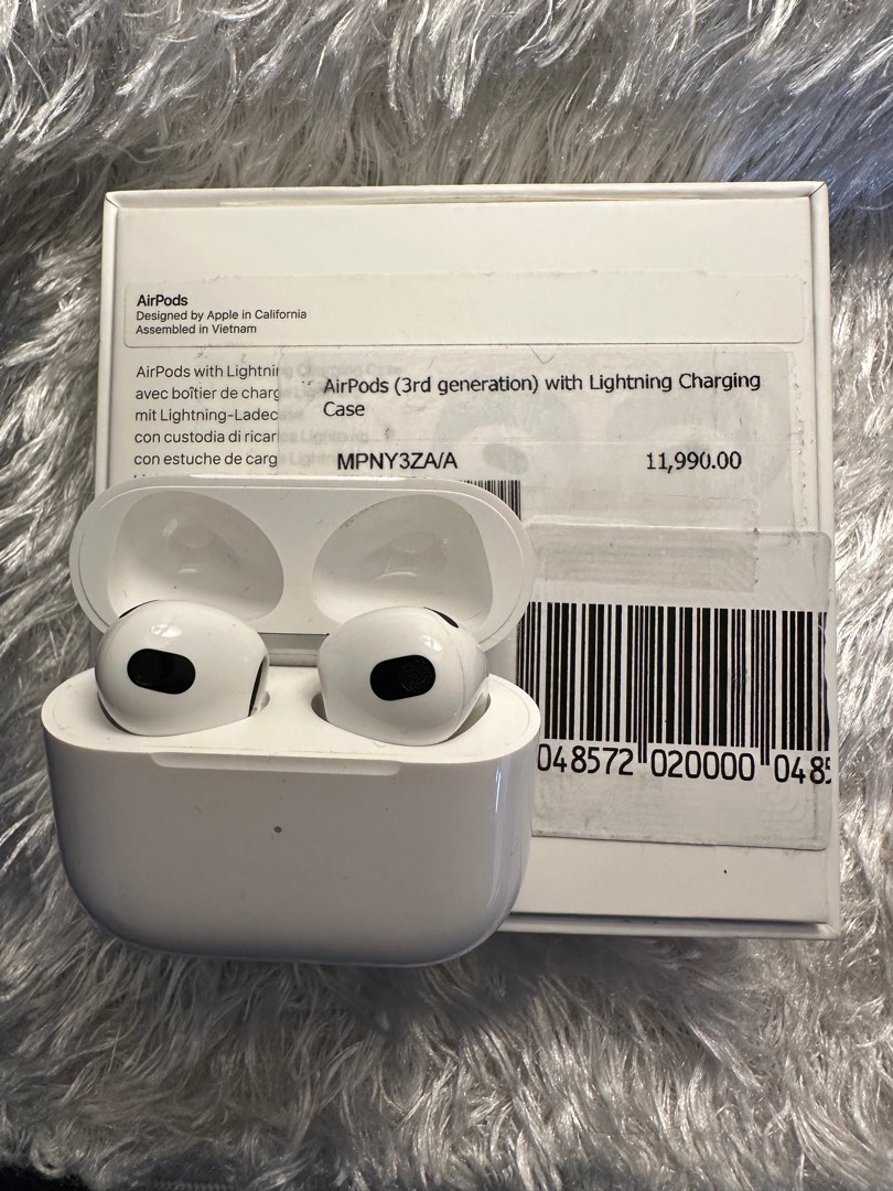 AirPods 3rd Gen w/ Lightning Charging Case, Audio, Earphones on Carousell