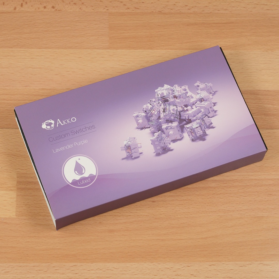 Akko CS Lavender Purple Tactile 50gf Mechanical Keyboard Switches 45 ...