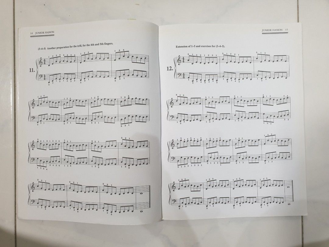 alfred's classic editions junior hanon, Hobbies & Toys, Music & Media, Music Scores on Carousell