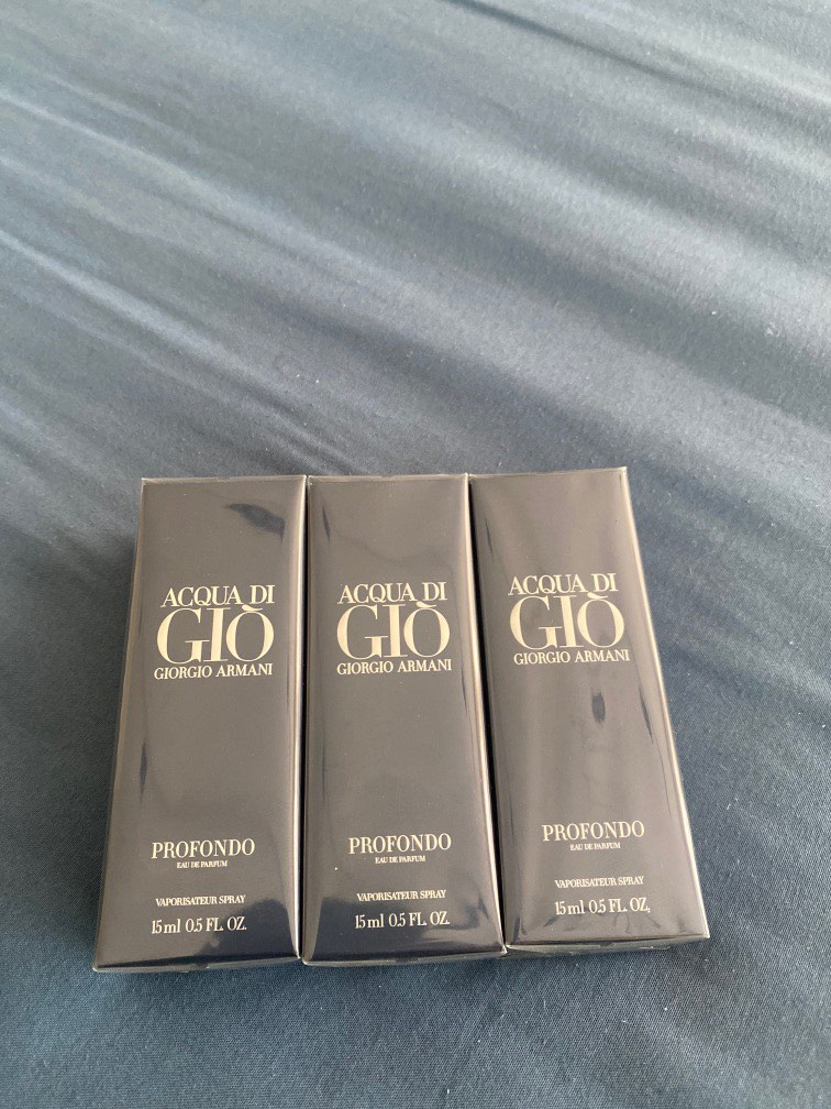 Aqua Di Gio Profondo, Beauty & Personal Care, Fragrance & Deodorants on ...