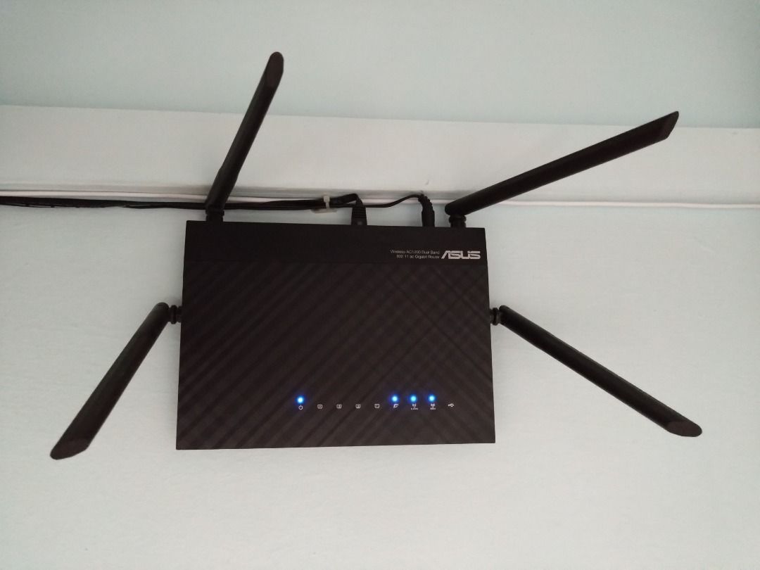 Asus Wi-Fi Router RT-AC1200G+, Computers & Tech, Parts & Accessories ...