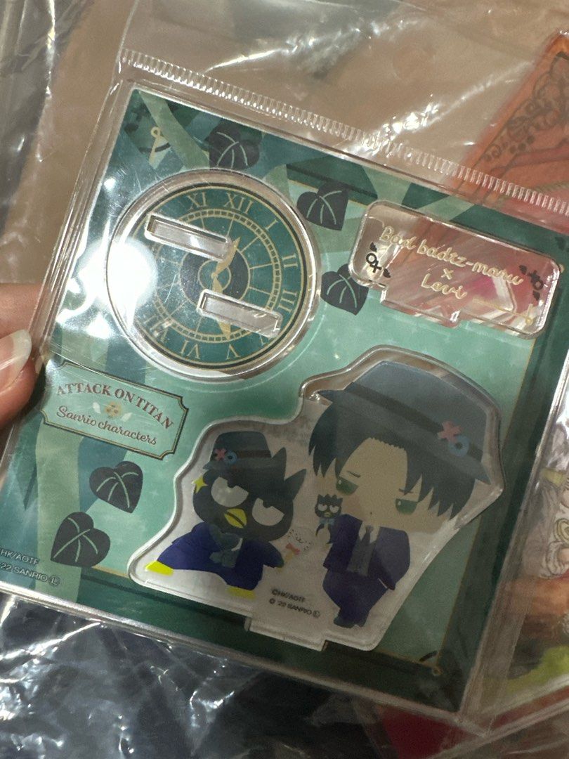 attack on titan / aot levi ackerman sanrio chini standee / acrylic ...