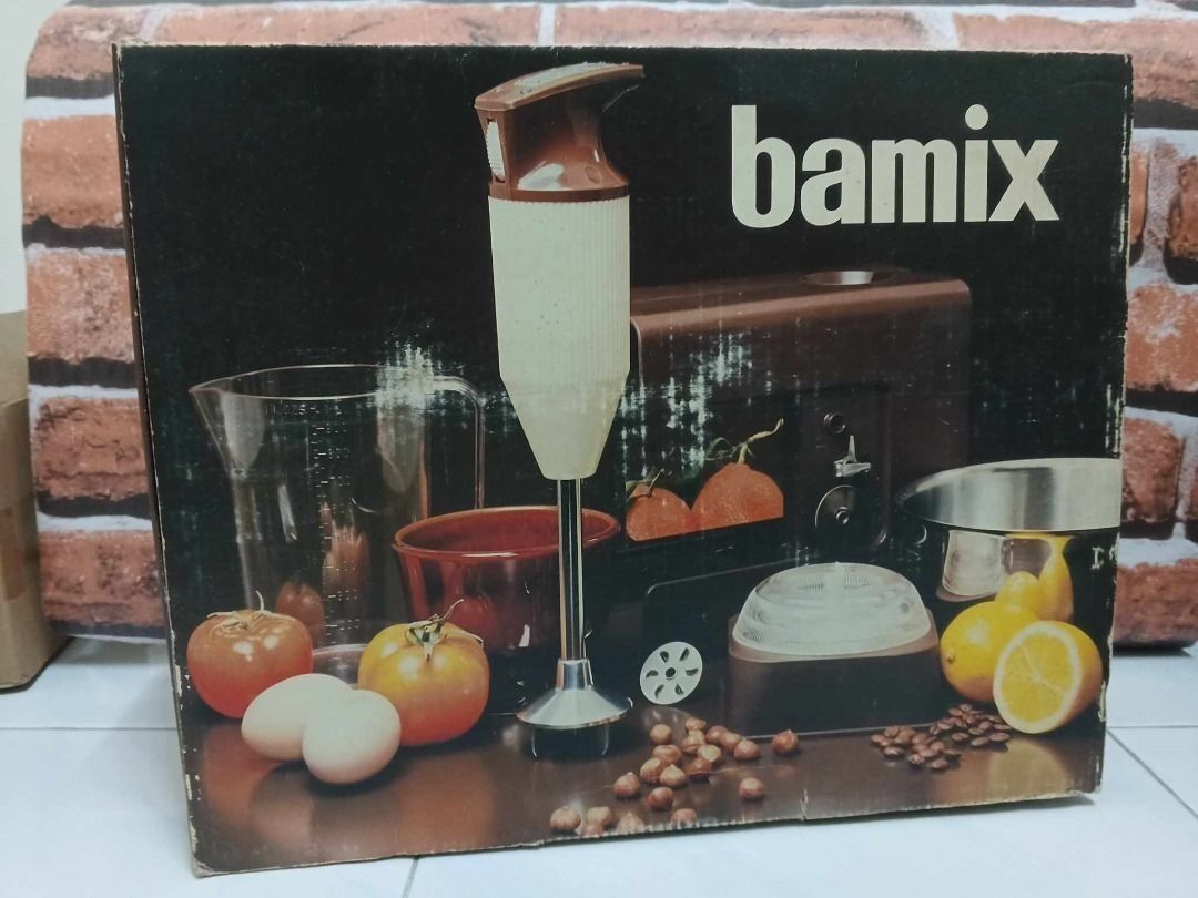 BAMIX Vintage 80s Branded Switzerland Made [M122] All Purpose Immersion Hand Blender Wand Mixer ...