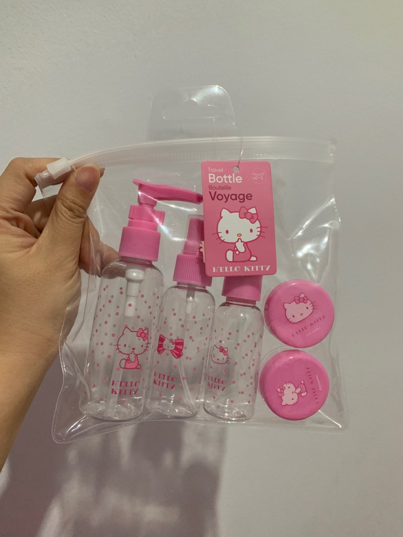 Beauty Set Miniso Travel Hello Kitty, Kesehatan & Kecantikan, Kulit ...