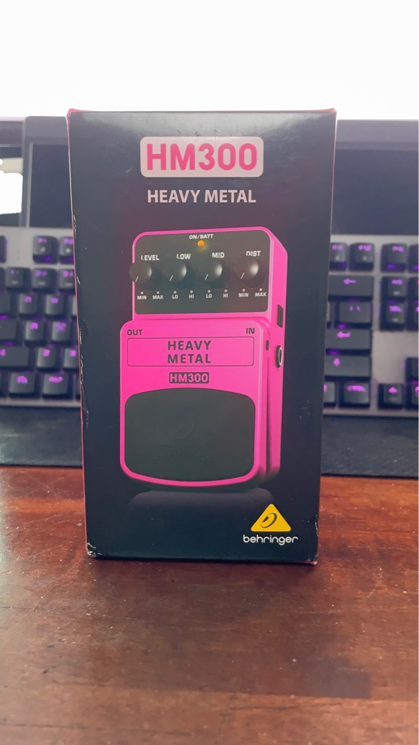 Behringer HM300 Heavy Metal Guitar Effects Pedal, Hobbies & Toys, Music ...