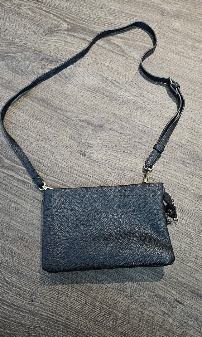 Black Mini Sling Bag, Women's Fashion, Bags & Wallets, Cross-body Bags ...