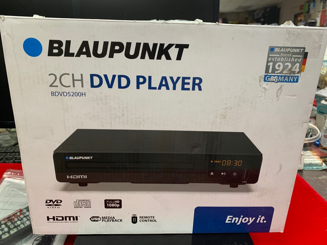 Blaupunkt 2ch Dvd Player Usb Cord, TV & Home Appliances, TV & Entertainment, Blu-Ray & Media ...