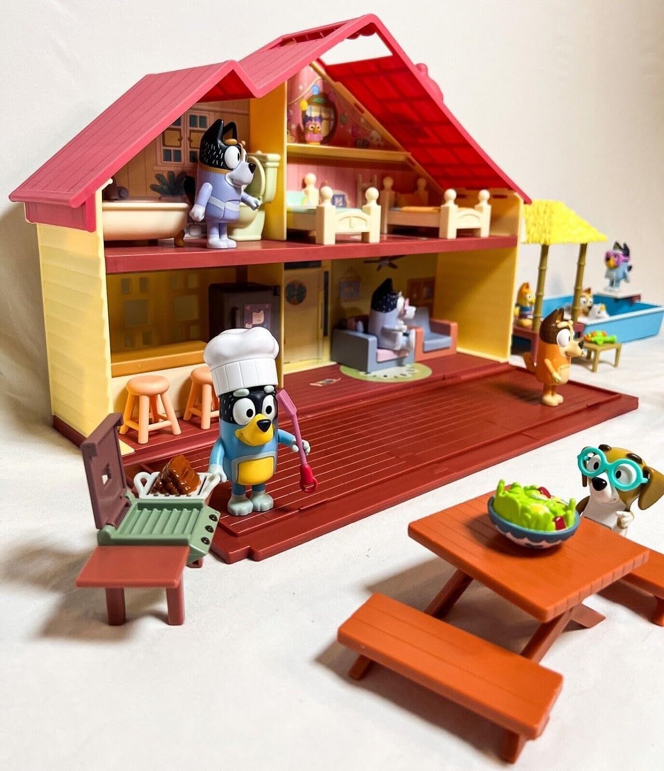 Bluey New 2023 Ultimate Mega Set | 40 Piece 4 Sets in one mega playset ...