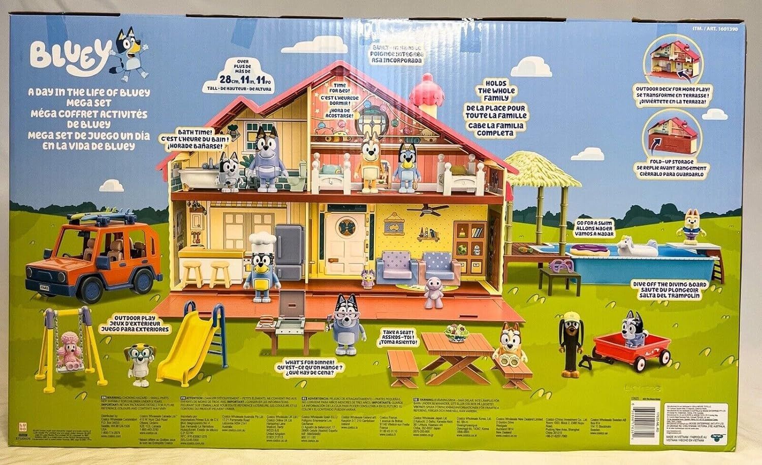 Bluey New 2023 Ultimate Mega Set | 40 Piece 4 Sets in one mega playset ...