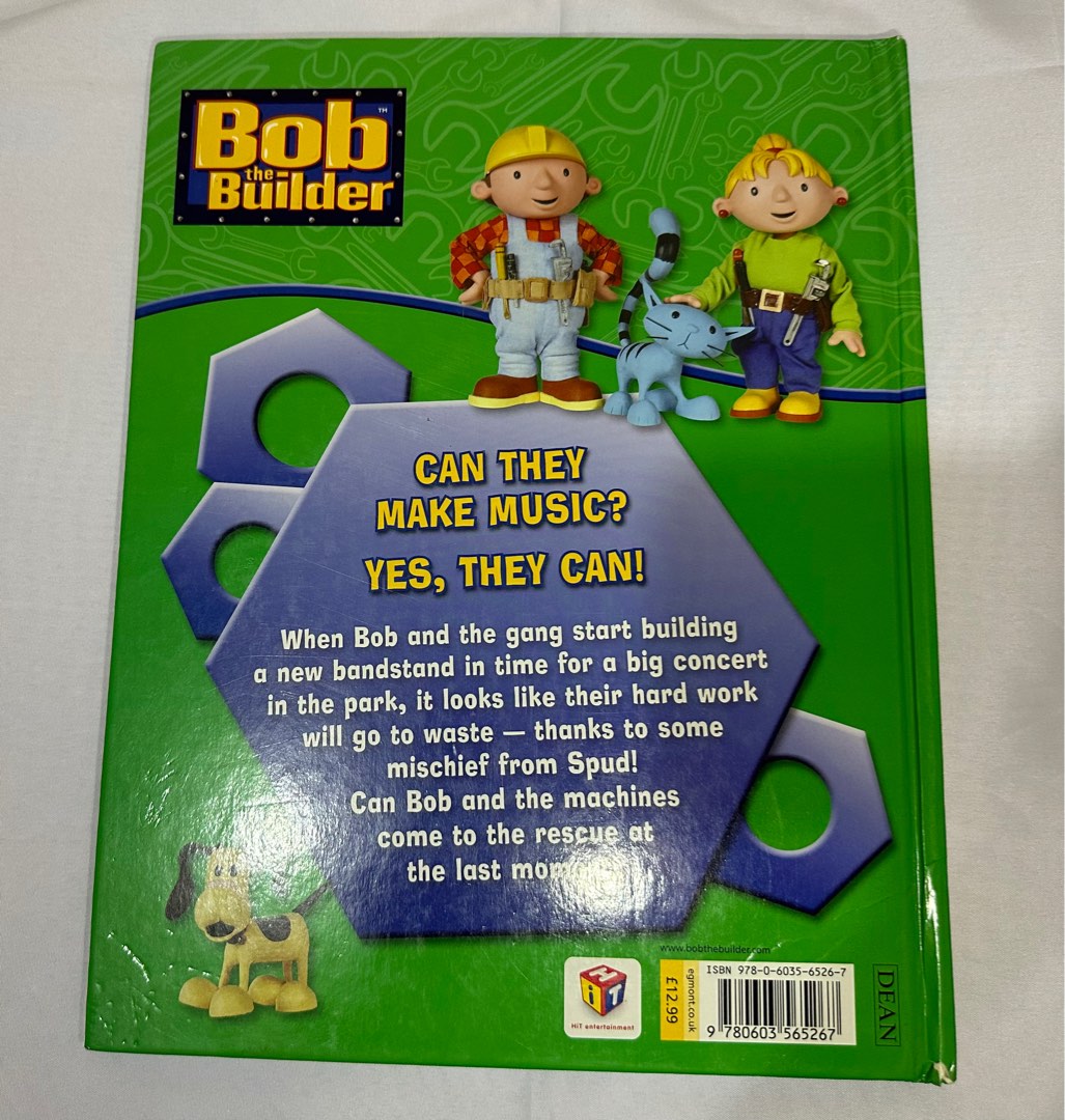 BOB Builder Book, Hobbies & Toys, Books & Magazines, Children's Books ...