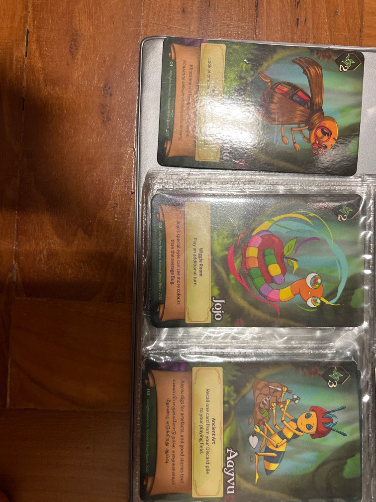 Book bug 4 cards full set, Hobbies & Toys, Toys & Games on Carousell