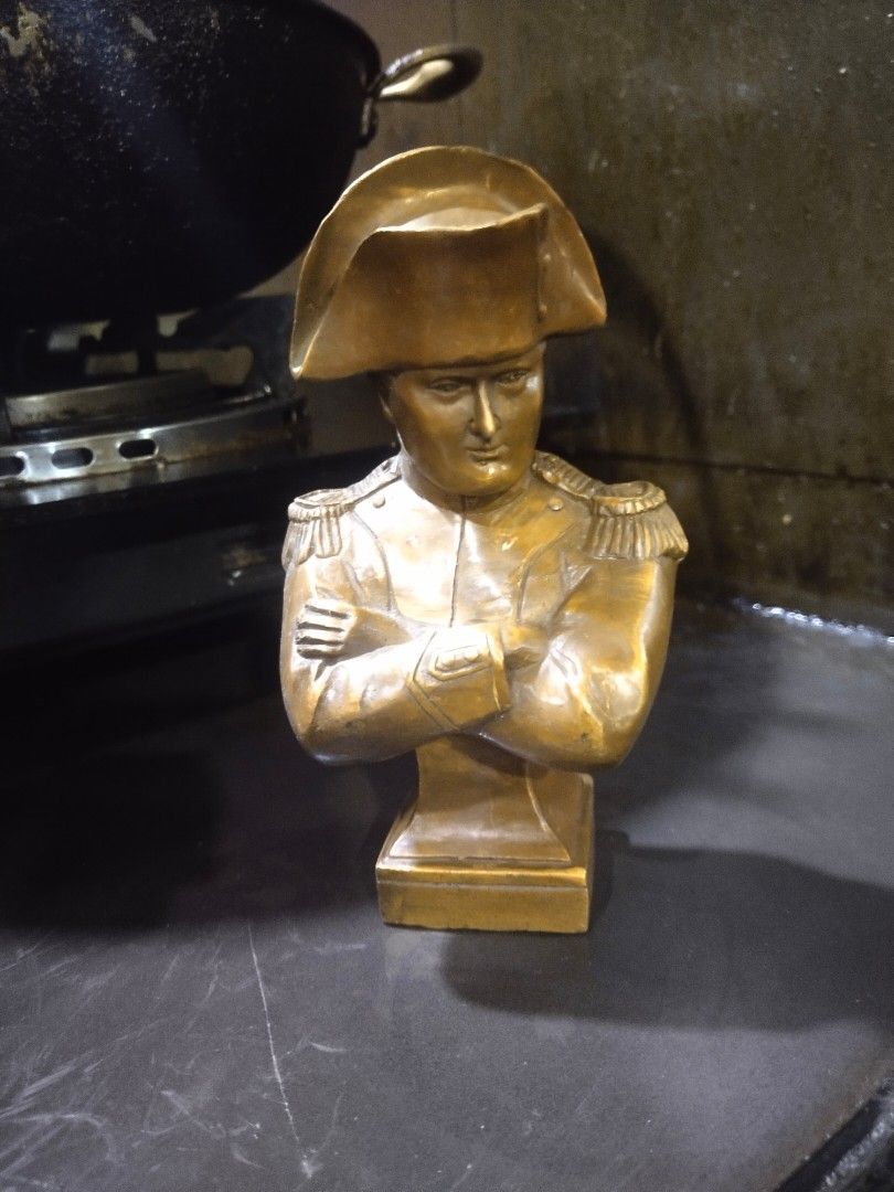 Brass Napoleon Bonaparte head bust statue display, Hobbies & Toys ...