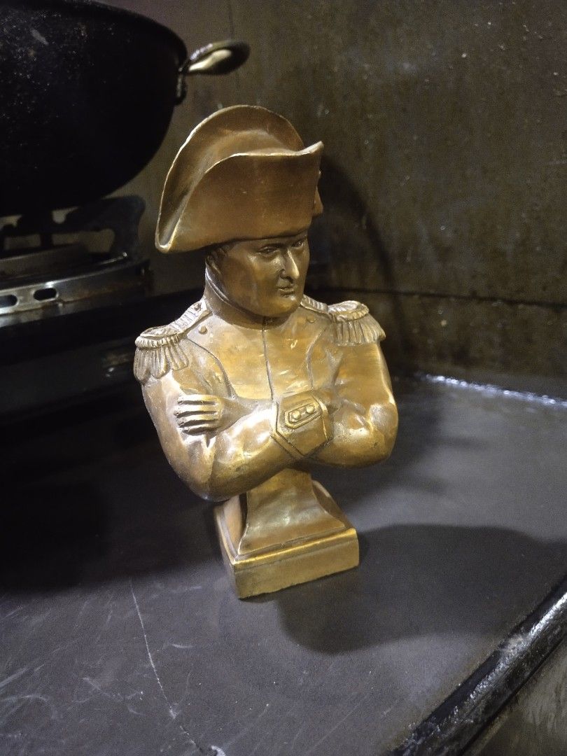 Brass Napoleon Bonaparte head bust statue display, Hobbies & Toys ...