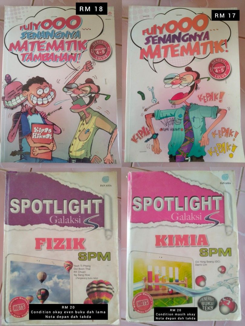 BUKU RUJUKAN SPM KIMIA DAN FIZIK (FORM 4&5) BRAND SPOTLIGHTS, BUKU ...