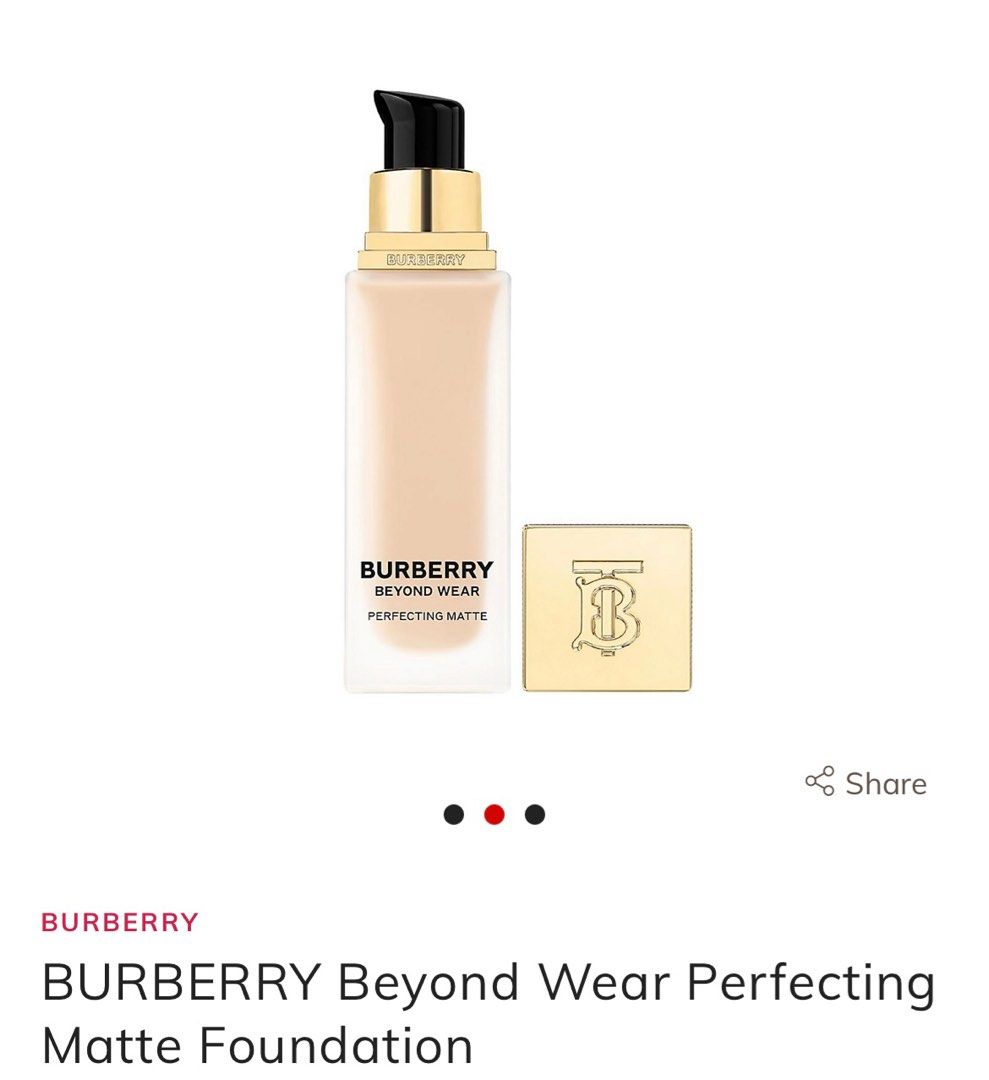 Burberry Beyond Wear Matte Foundation, Beauty & Personal Care, Face ...