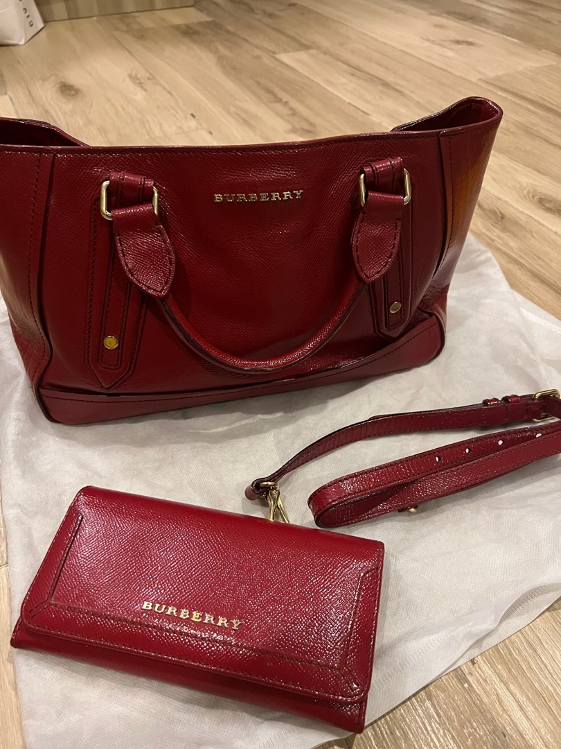 BURBERRY SET, Luxury, Bags & Wallets on Carousell