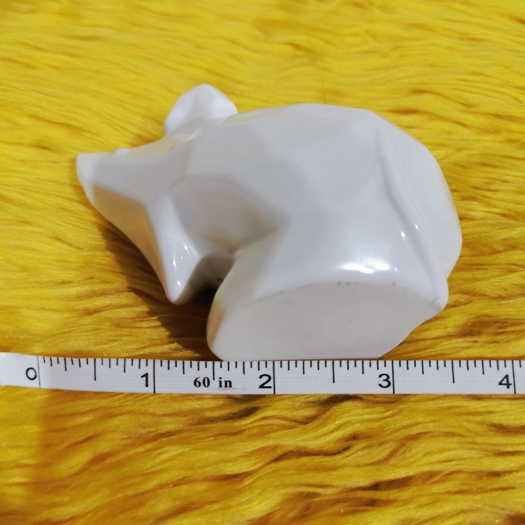 Ceramic rat sculpture geometric pattern figurine, Hobbies & Toys ...