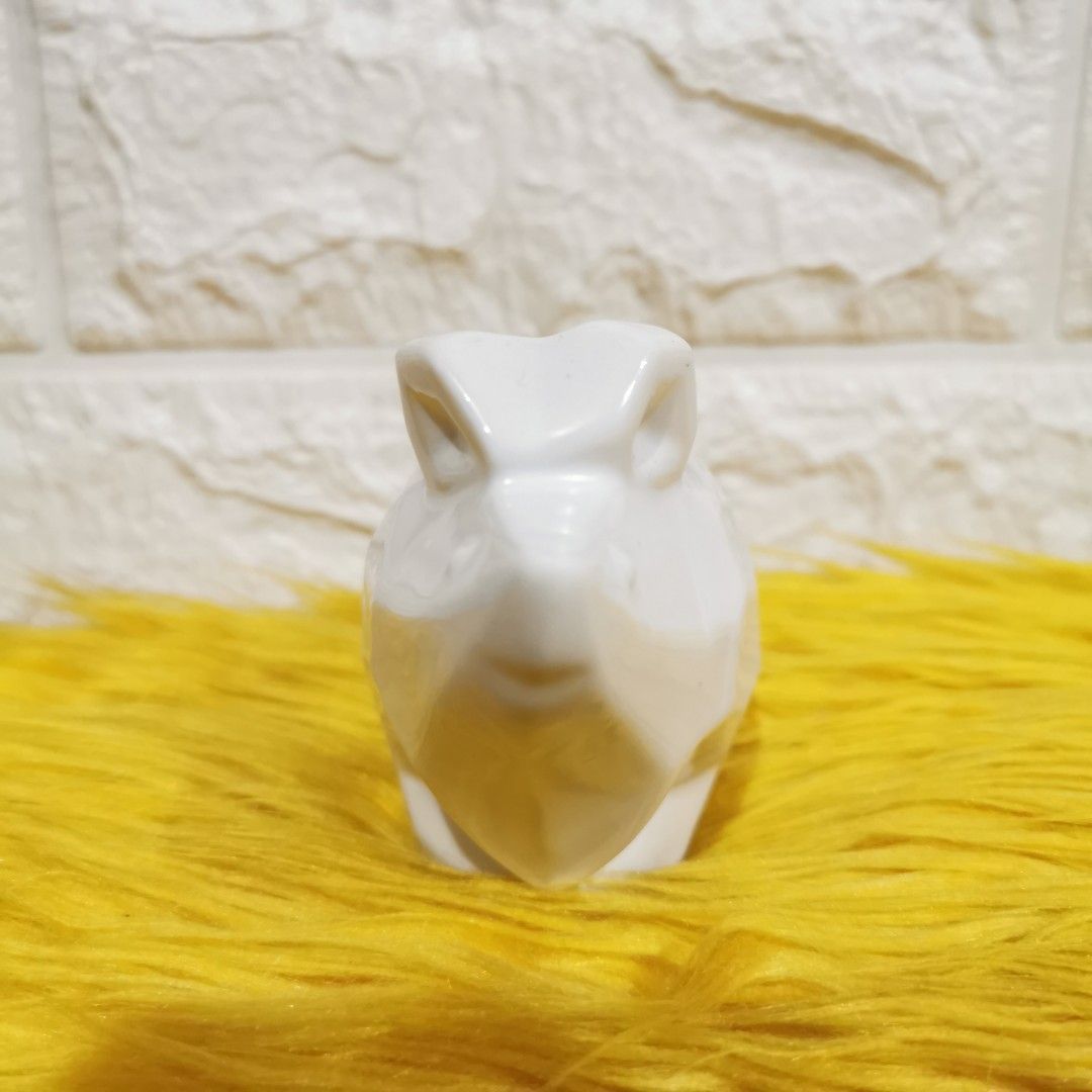 Ceramic rat sculpture geometric pattern figurine, Hobbies & Toys ...