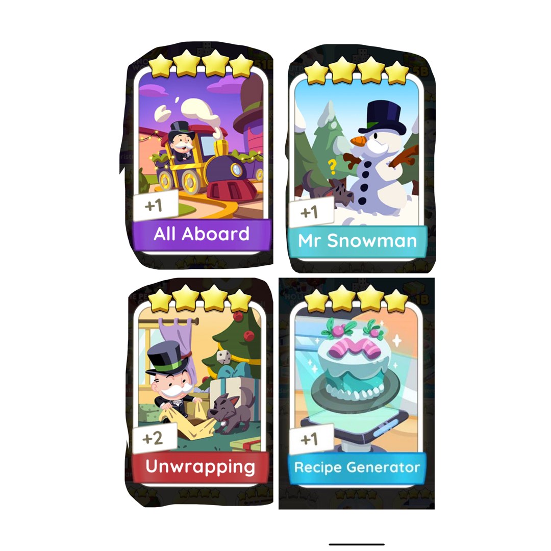 CHEAP MONOPOLY GO 4 STAR STICKERS, Everything Else on Carousell
