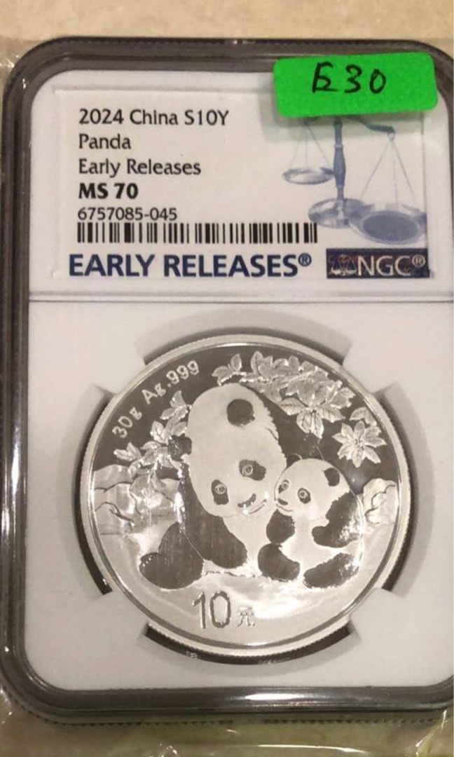 China 2024 S10Y Panda MS70, Hobbies & Toys, Memorabilia & Collectibles ...