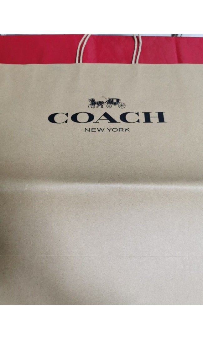 Coach paper Bag, Women's Fashion, Bags & Wallets, Tote Bags on Carousell