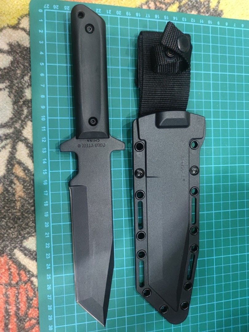 Cold Steel GI Tanto Fixed Blade Knife, Sports Equipment, Hiking ...