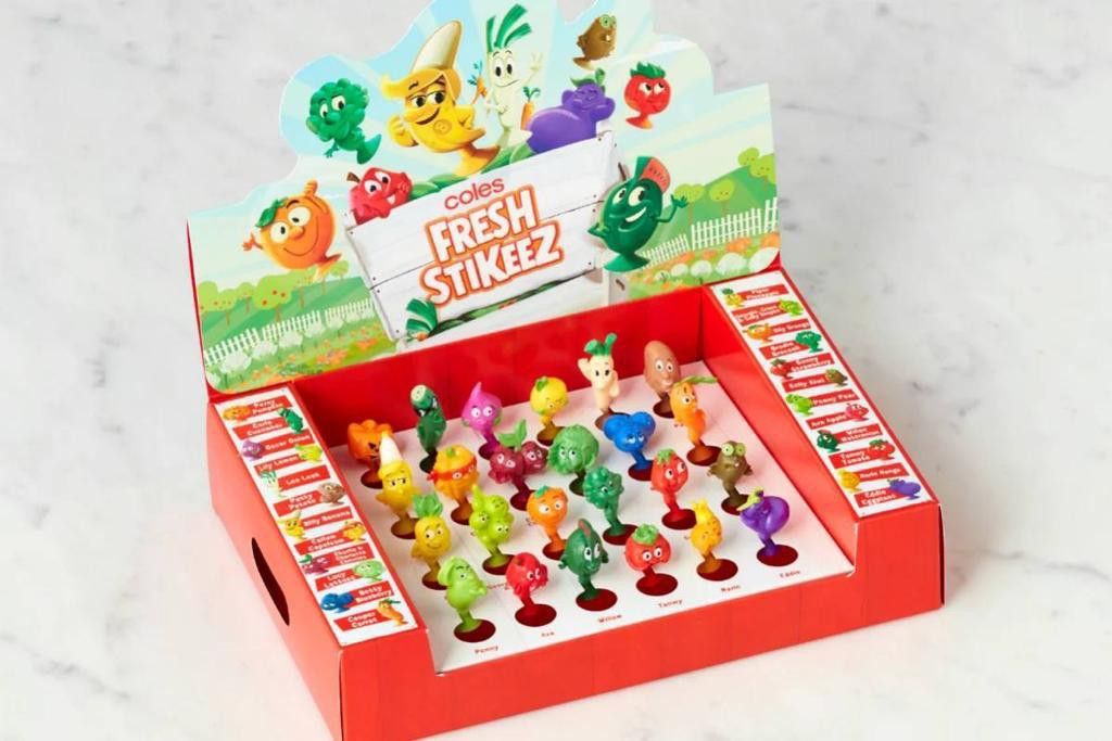 Coles Fresh Stikeez, Hobbies & Toys, Toys & Games on Carousell