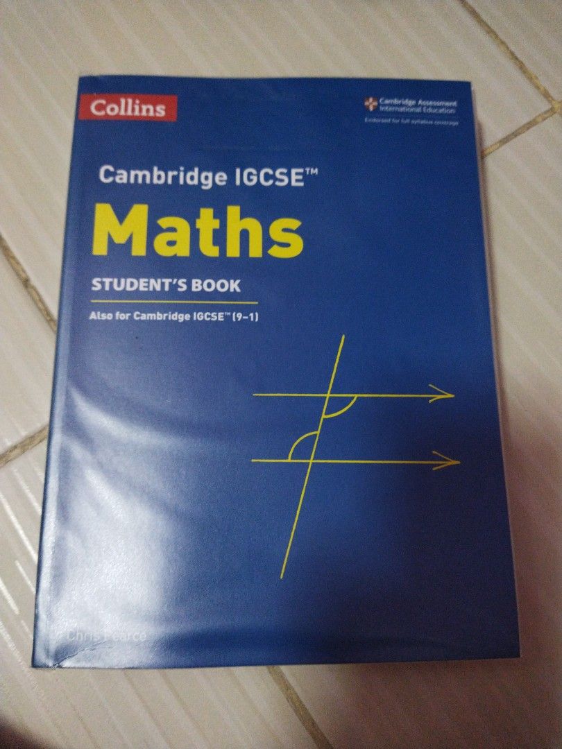 Collins Cambridge IGSCE MATHS STUDENTS BOOK, Hobbies & Toys, Books ... Collins Cambridge IGSCE MATHS STUDENTS BOOK, Hobbies & Toys, Books ...