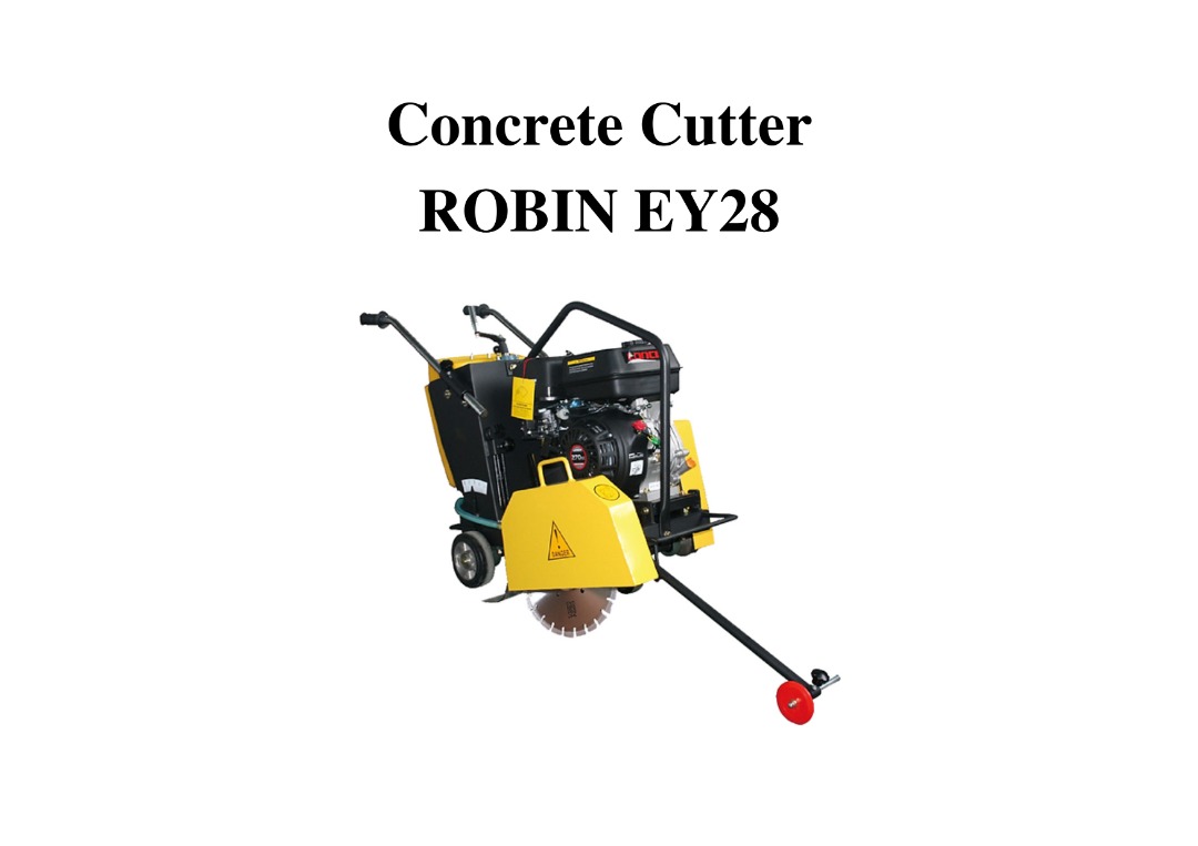 Concrete Cutter ROBIN EY28, Commercial & Industrial, Industrial Equipment on Carousell