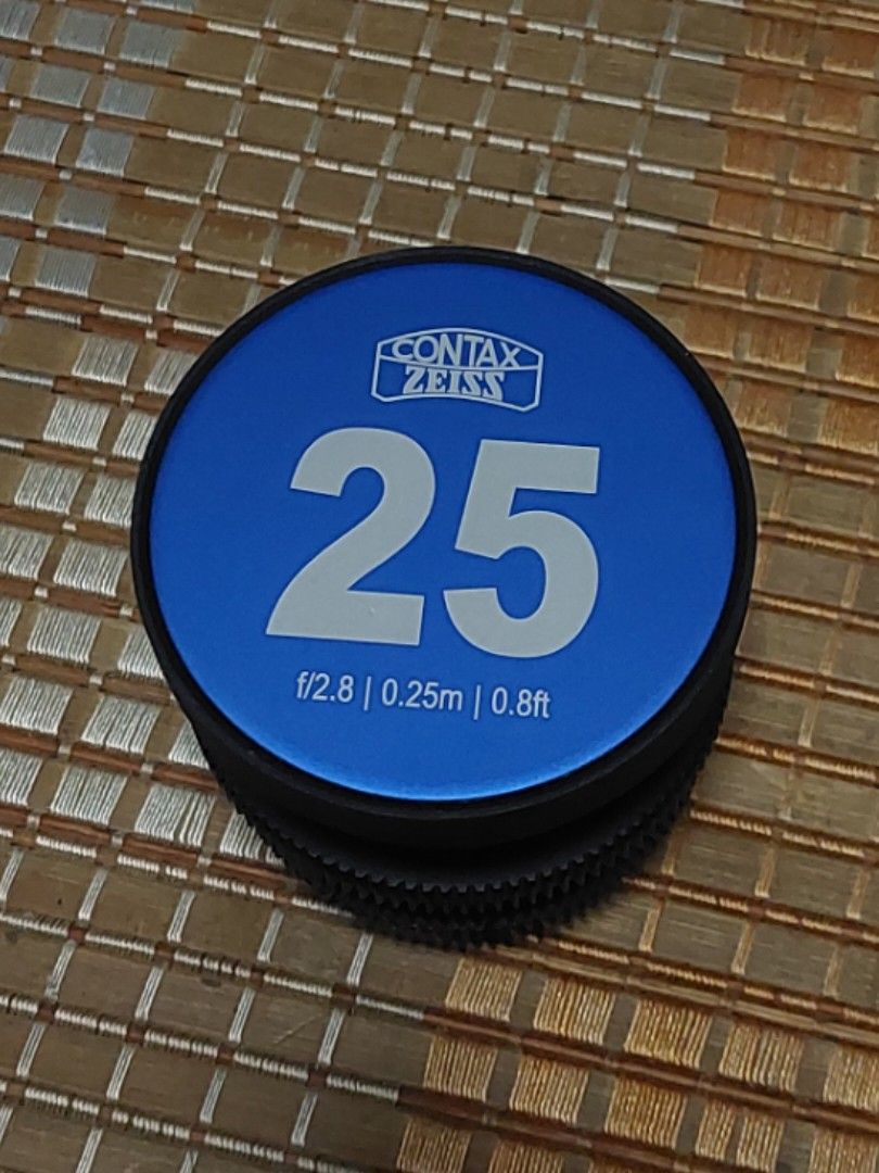 Contax Zeiss 25mm F2.8 AEG Cinemodded, Photography, Lens & Kits on ...